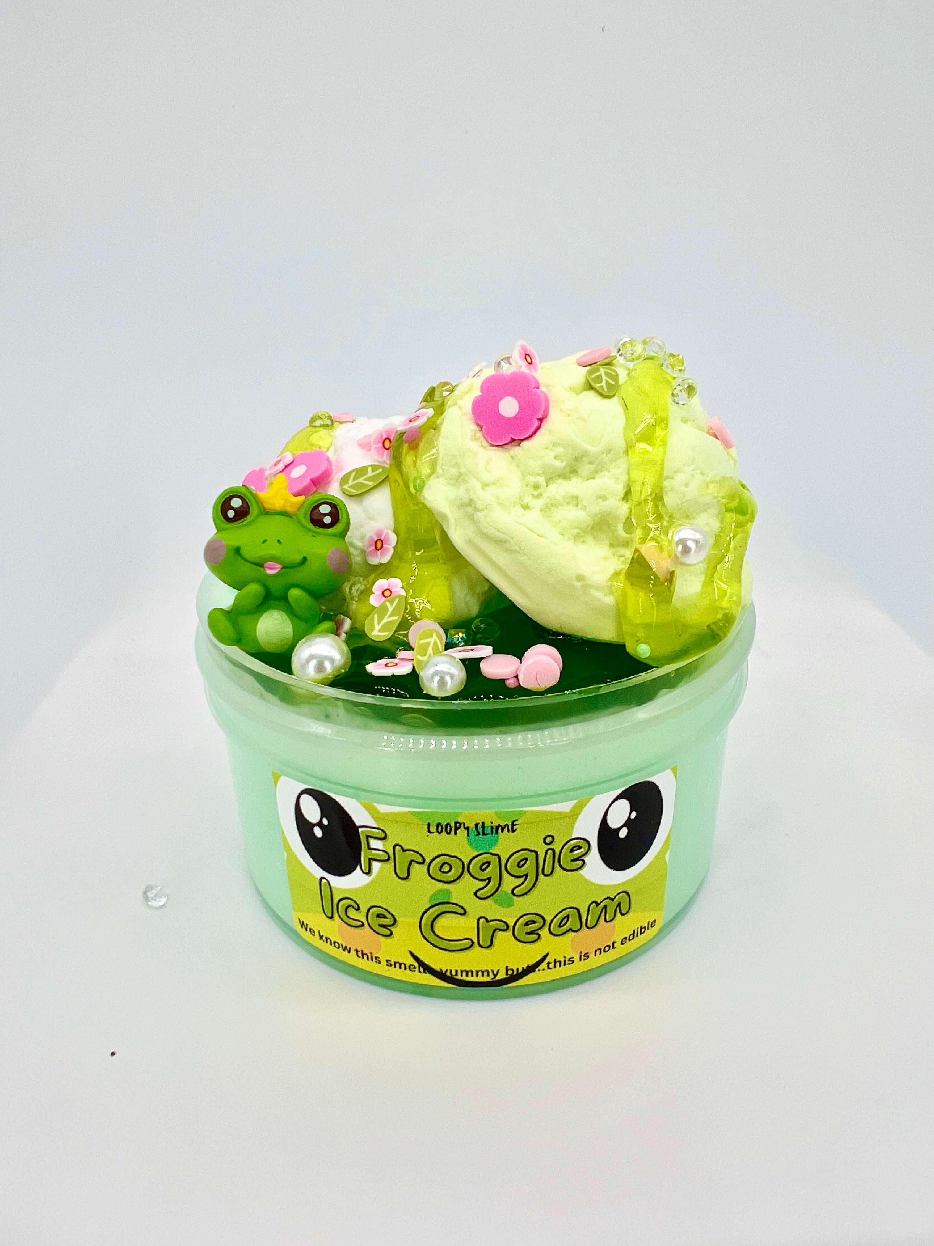 Froggie ice cream slime – Loopy Slime