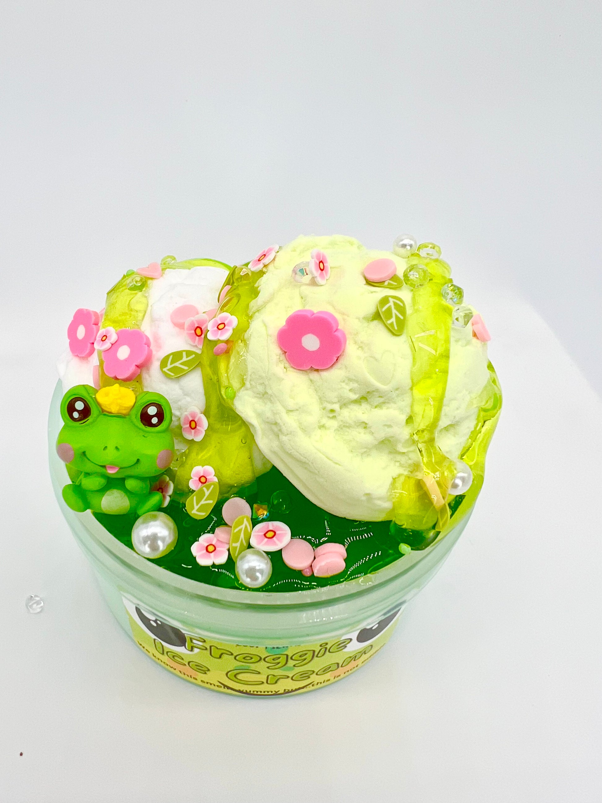 Froggie ice cream slime – Loopy Slime