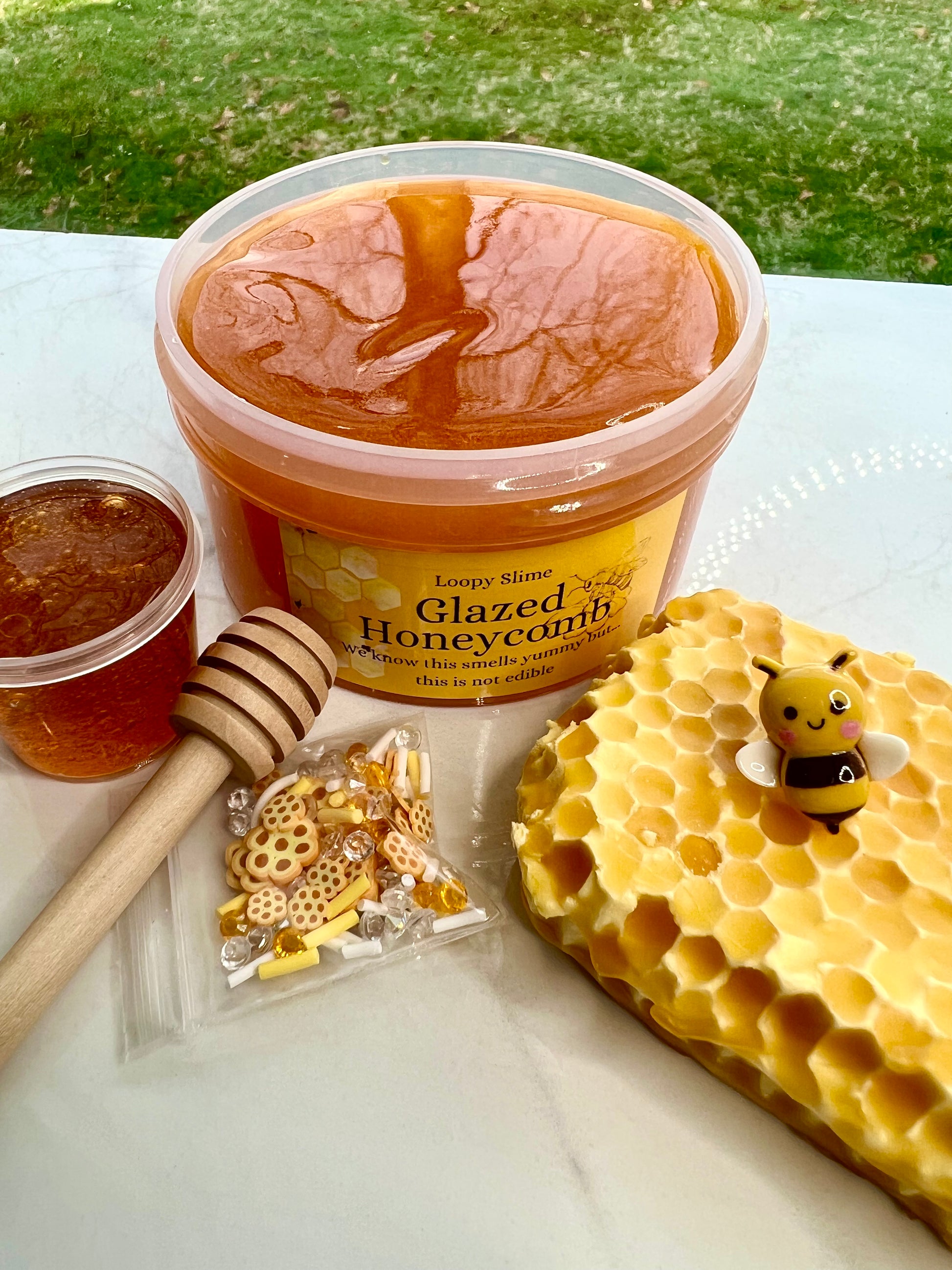 Glazed Honeycomb DIY Slime – Loopy Slime