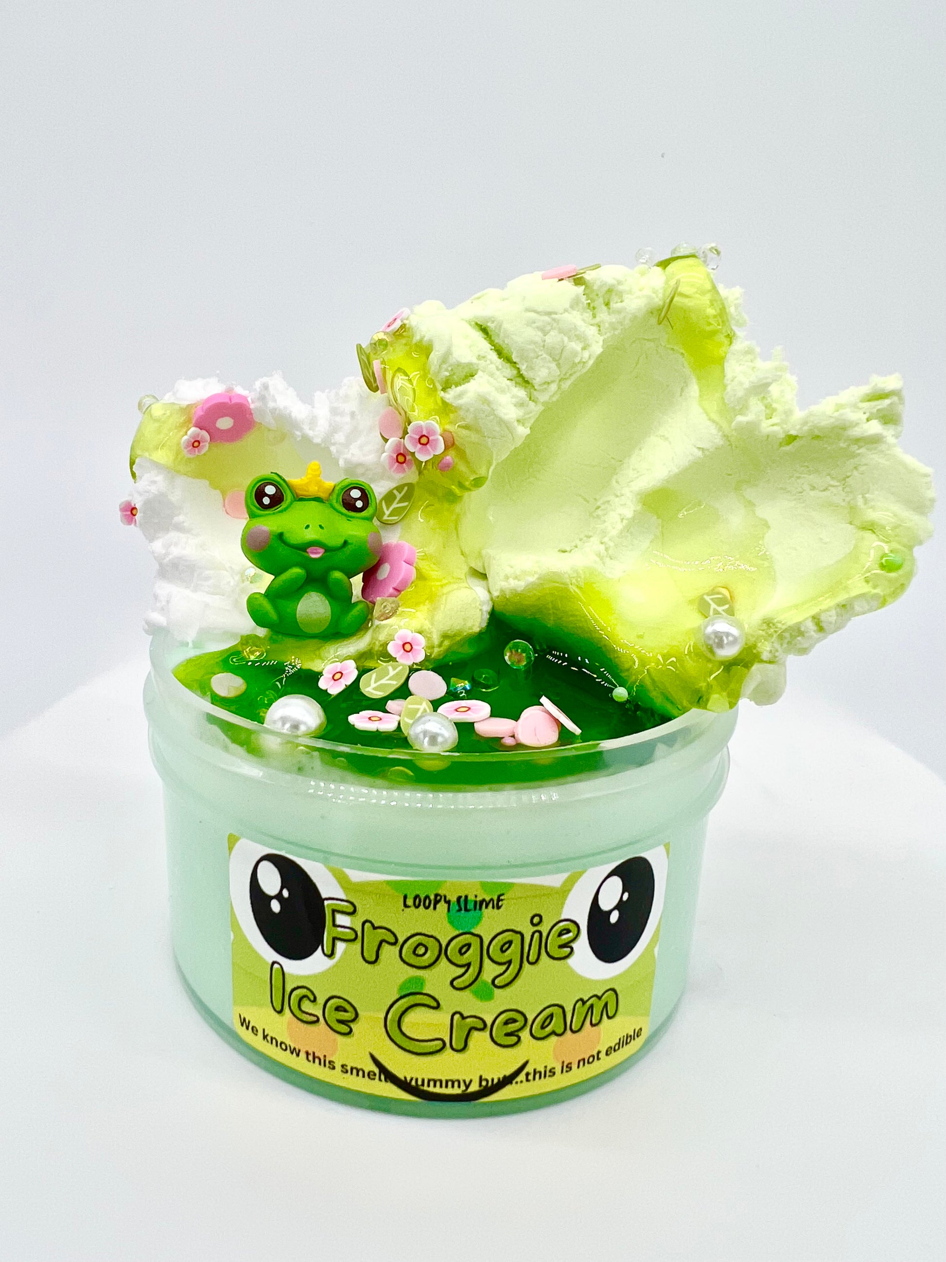 Froggie ice cream slime – Loopy Slime